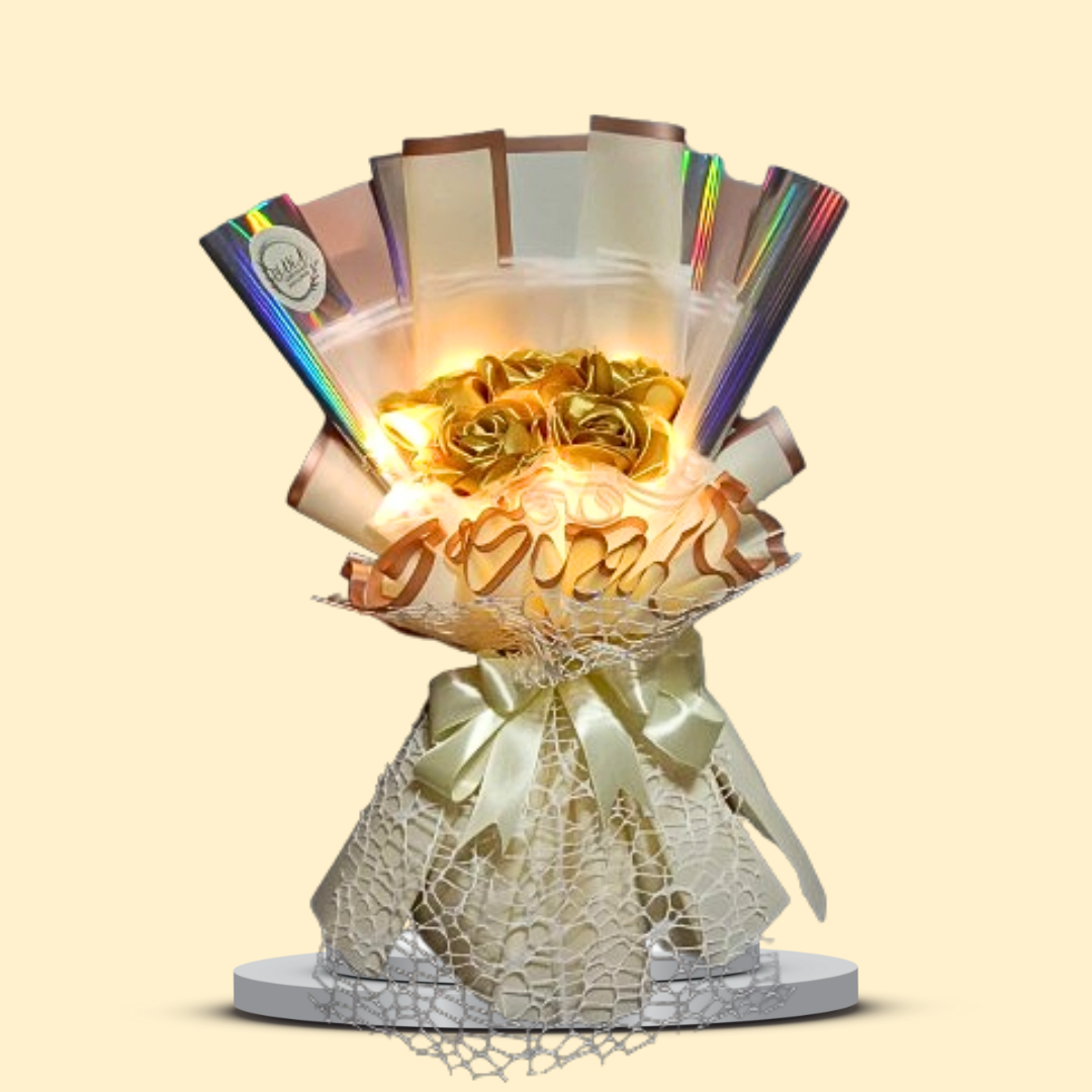 Ayaka Flower Bouquet Satin Flowers